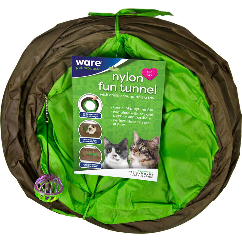 Mud Bay | Buy Ware Nylon Fun Tunnel Cat Toy for USD 19.99 | MudBay