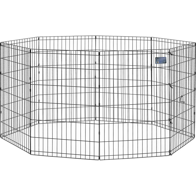 Mud Bay | Buy MidWest Contour Exercise Pen with Door, Black for USD 49. ...