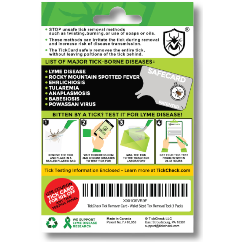 Mud Bay | Buy TickCheck Tick Remover Card for USD 4.99 | MudBay